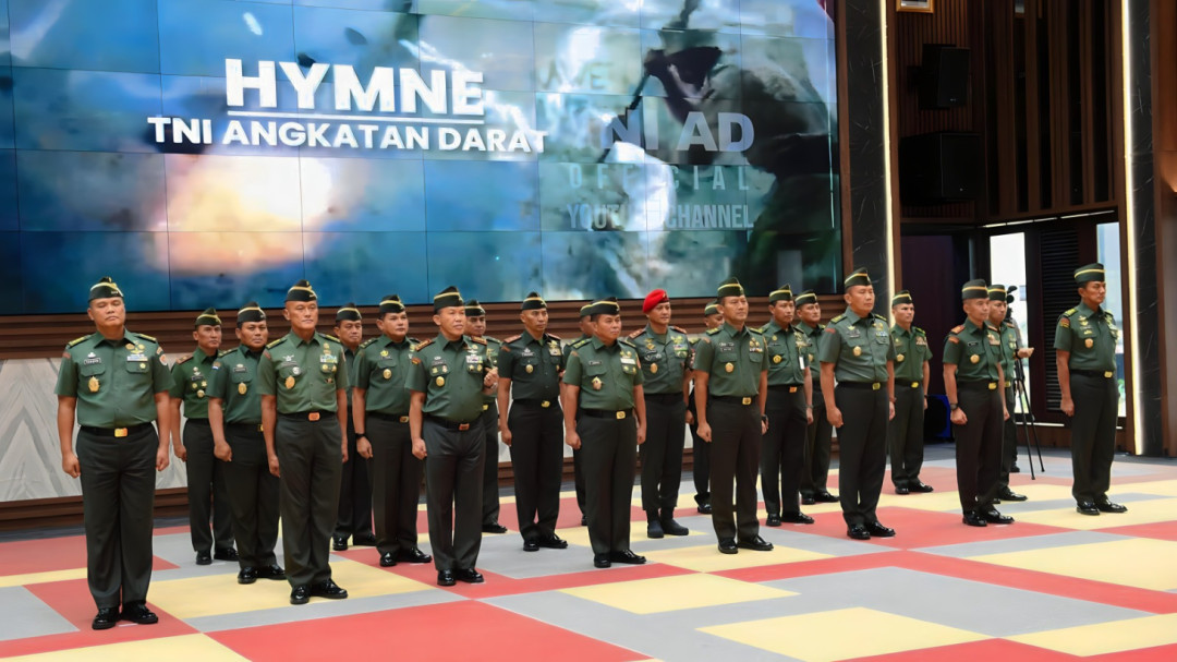 21 Perwira Tinggi TNI AD Naik Pangkat, Wakasad Kini Sandang Bintang 3