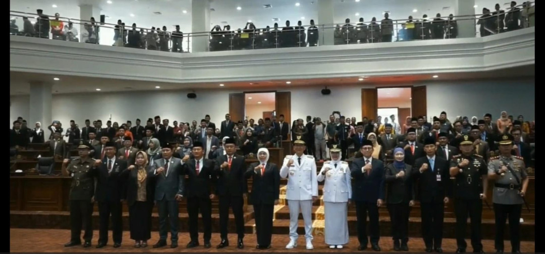 Setyo Wahono dan Nurul Azizah Resmi Menjabat sebagai Bupati dan Wakil Bupati Bojonegoro Periode ...