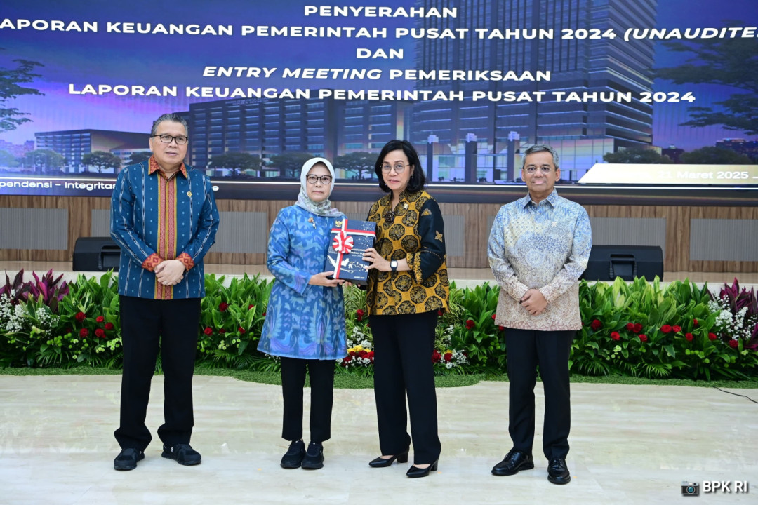 BPK Terima Laporan Keuangan Pemerintah Pusat Tahun 2024 untuk Pemeriksaan