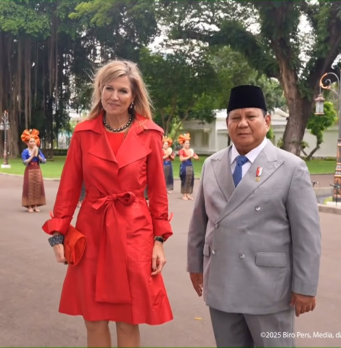Presiden Prabowo Terima Kunjungan Ratu Maxima di Istana Merdeka — TVRI ...