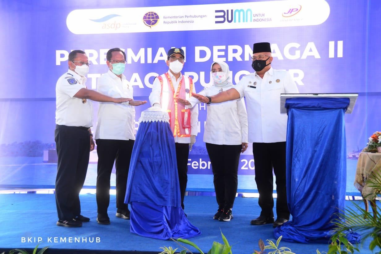 Menhub Resmikan Dermaga II Pelabuhan Telaga Pugur, Batam