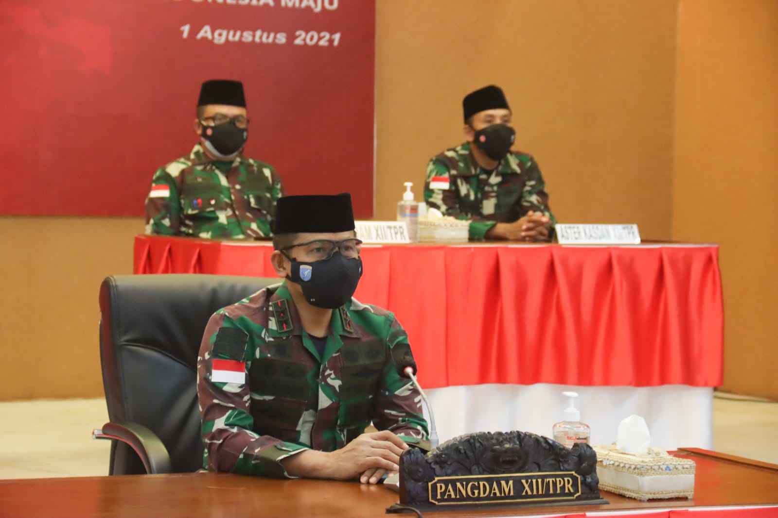 Pangdam XII/Tanjungpura Ikut Zikir dan Doa Kebangsaan 76 Tahun ...